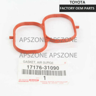 GENUINE TOYOTA LEXUS AIR SURGE TANK TO INTAKE MANIFOLD GASKET OEM 17176 ...