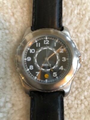 TIMEX JOE BOXER WATCH Black Band W/ SPINNING INNER DIAL NWOT "RARE" | eBay