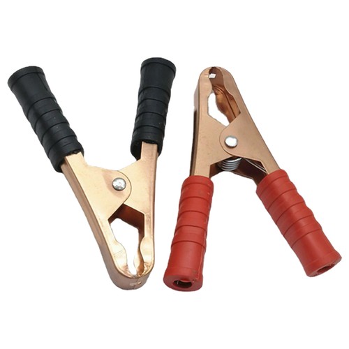 Crocodile Clips Alligator Clamps Electrical Cable Terminal Car Battery ...