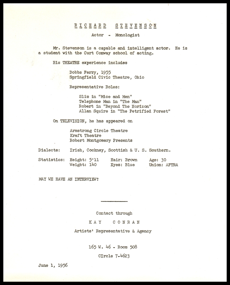 ⭐📽 Richard Stevenson (1956) Handsome Original Vintage Movie Photo K22 ...