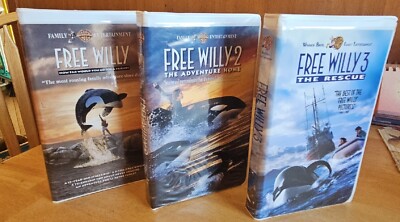 Free Willy 1, 2 & 3 - VHS | eBay