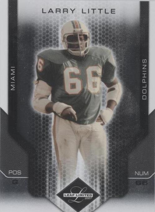 2007 Leaf Limited - Larry Little #160 /249 for sale online | eBay