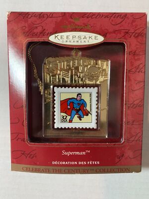 Superman Hallmark Keepsake Stamp Ornament - USPS 1999 DC | eBay