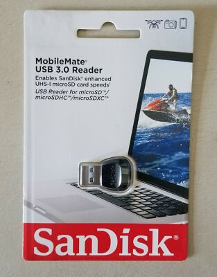 SanDisk MobileMate USB 3.0 microSD Card Reader SDDR-B531-GN6NN | eBay