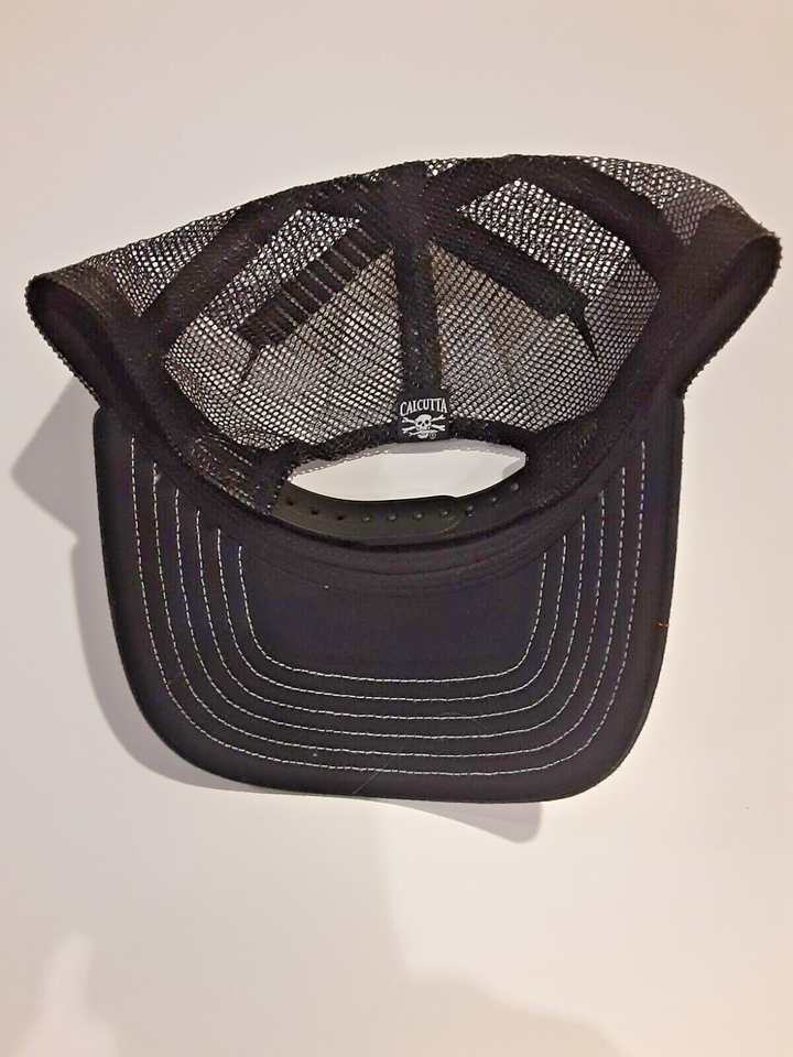Outdoor Cap Calcutta Mesh Back Hat Adjustable Black and White | eBay