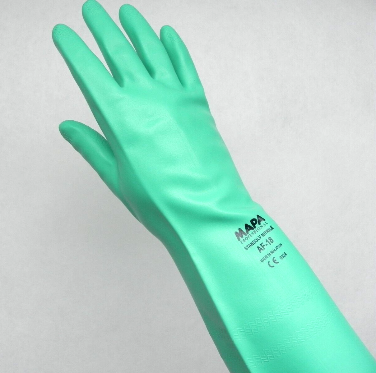 12 Pairs! MAPA StanSolv AF-18 Nitrile Gloves Chemical Resistant SIZE XS ...