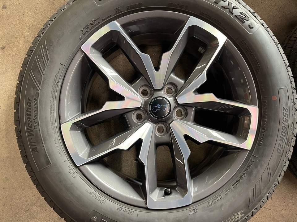 Five 2024 Jeep Wrangler 4XE Factory 20" Wheels Rims OEM 04755613AA ...