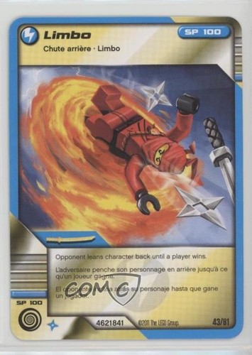 2011 Lego Ninjago - Masters of Spinjitzu Trading Card Game Limbo #43 ...