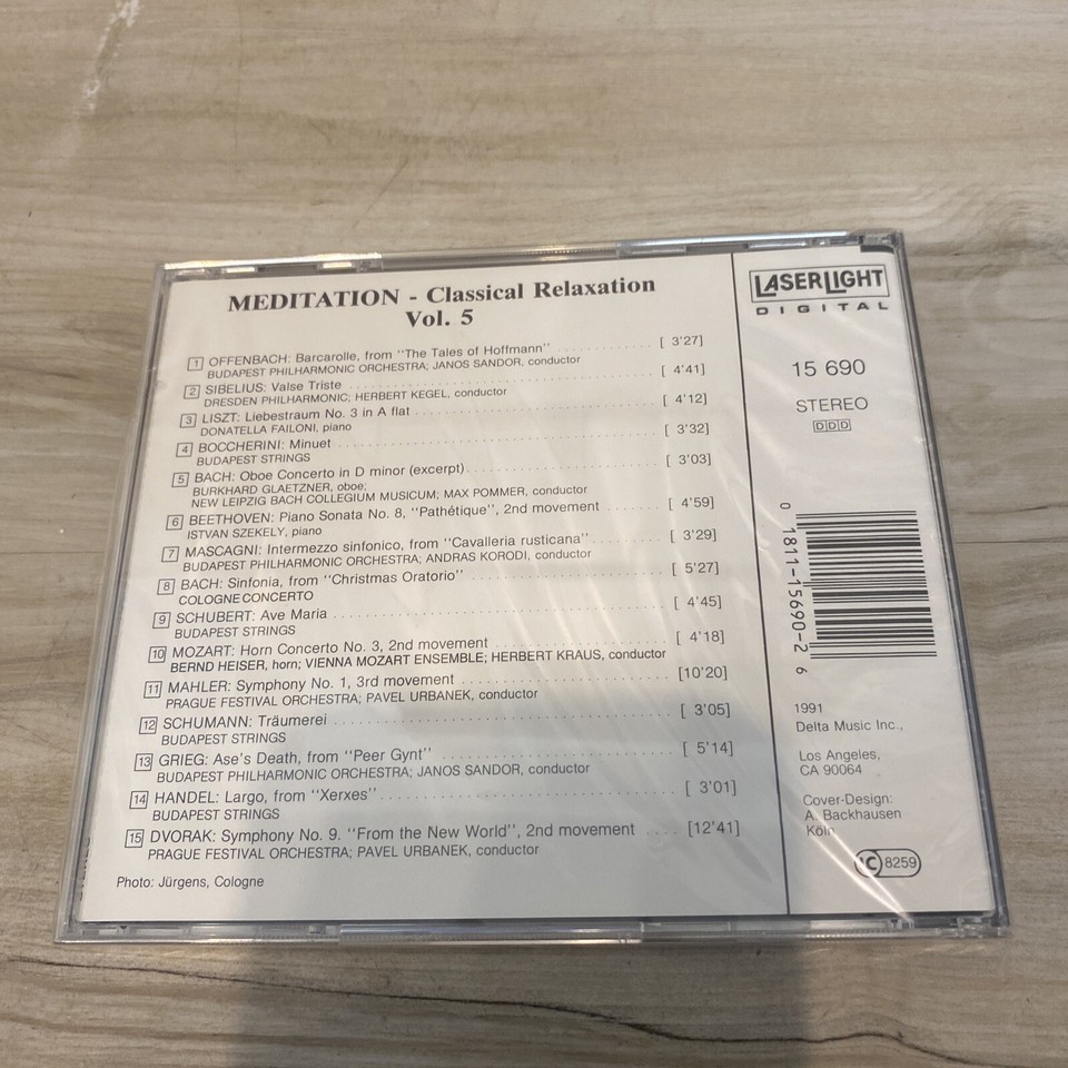 Meditation: Classical Relaxation Vol. 5 [Audio CD] Various | eBay