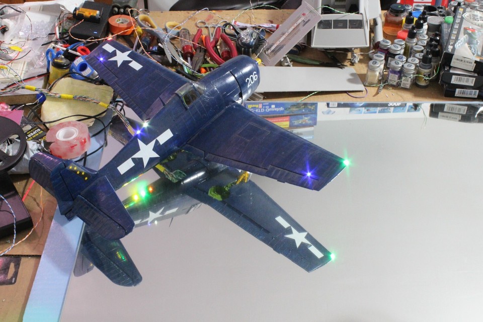 F6F-5 Hellcat 1/24 Airfix A19004 new sealed box with electric motor ...