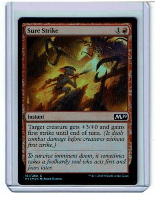 Sure Strike - Foil - 2019 Core Set - Magic the Gathering | eBay