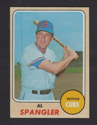 1968 TOPPS BASEBALL # 451 AL SPANGLER EX-MT INV A1917 | eBay