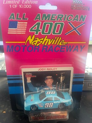 JODY RIDLEY #98 ALL AMERICAN 400 NASHVILLE RACEWAY 1/64 RACING ...