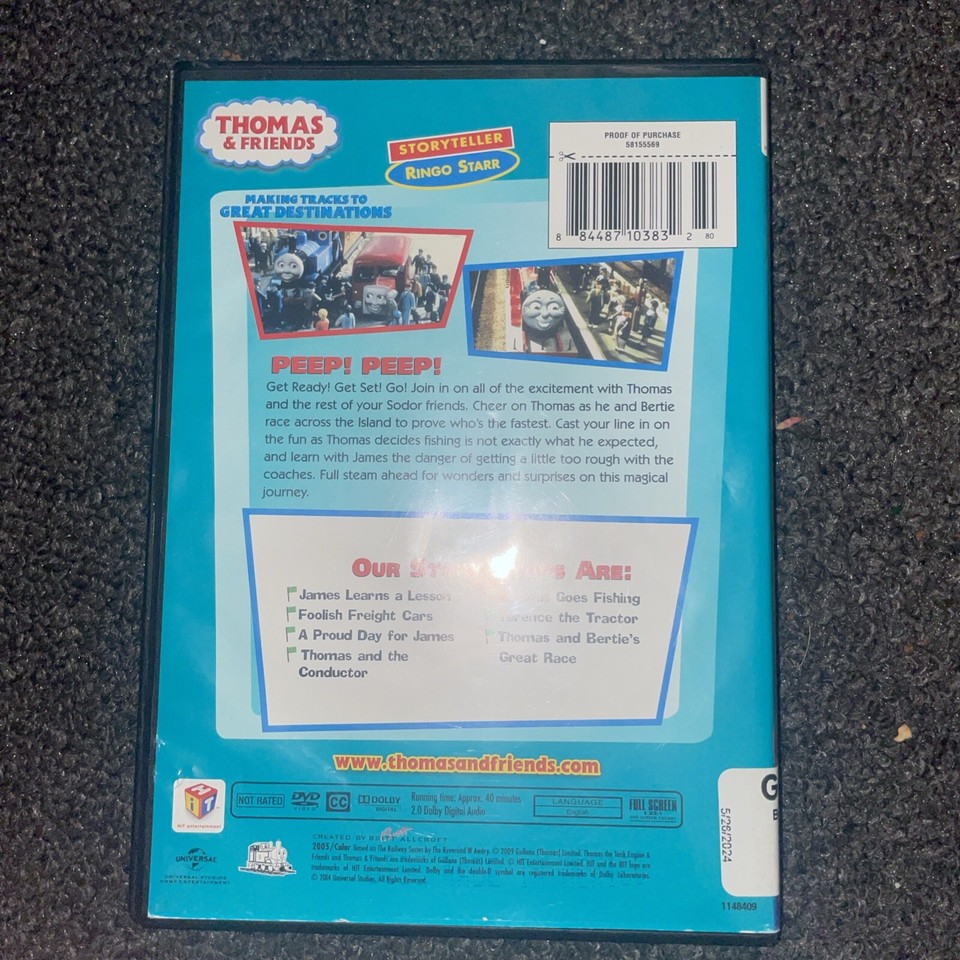 Thomas And Friends James Learns A Lesson DVD 884487103832| eBay