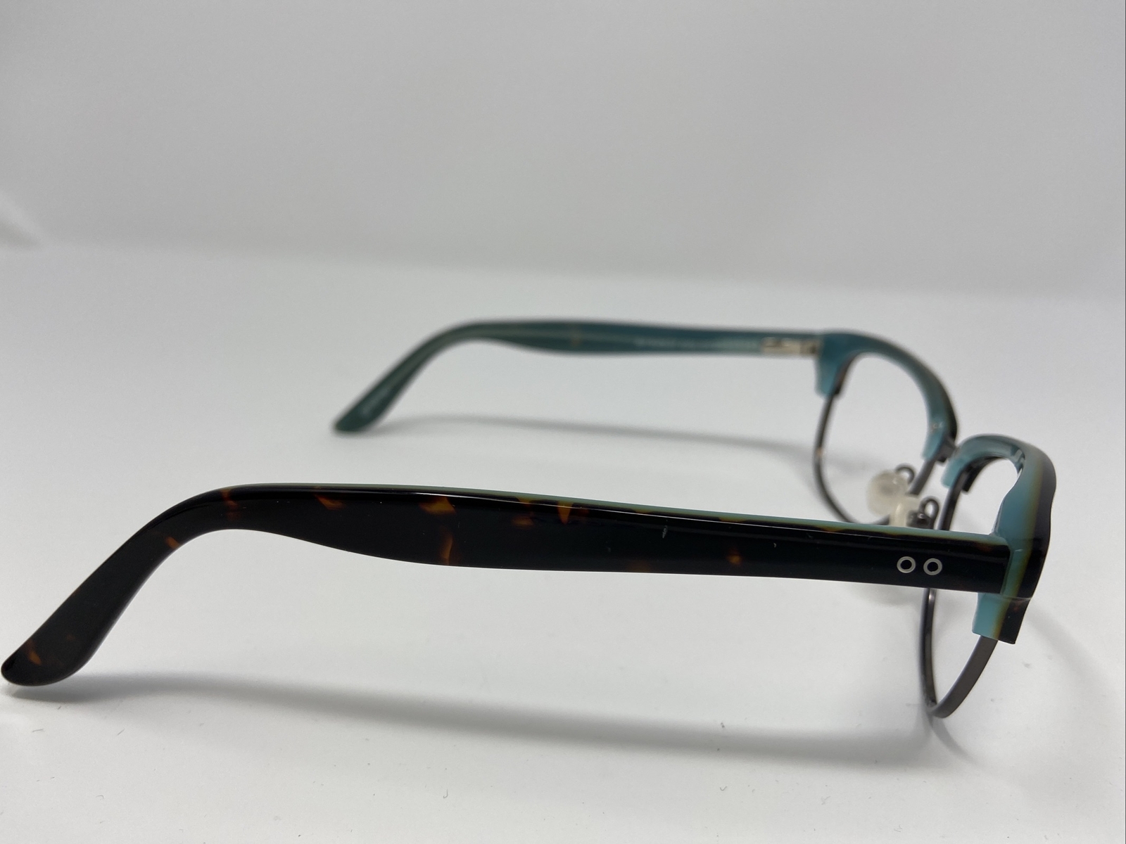 SCOTT HARRIS EUROPA EYEGLASSES FRAME SH SUN 07 01 52-16-140 HAVANA/TEEL ...