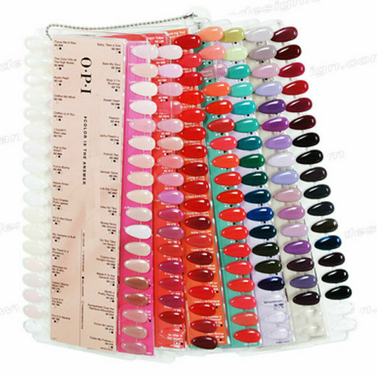 OPI Color Chart - Gel Color, Infinite Shine, Nail Lacquer, Powder ...