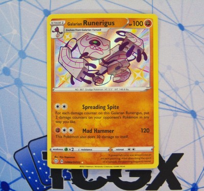Pokemon - Galarian Runerigus - SV066/SV122 - Shining Fates Shiny Vault ...