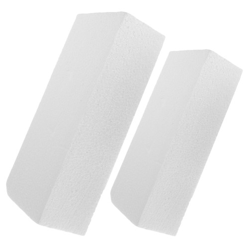 2 Pcs Foam Block Polystyrene Square Blocks Crafts White Foams Cubes | eBay