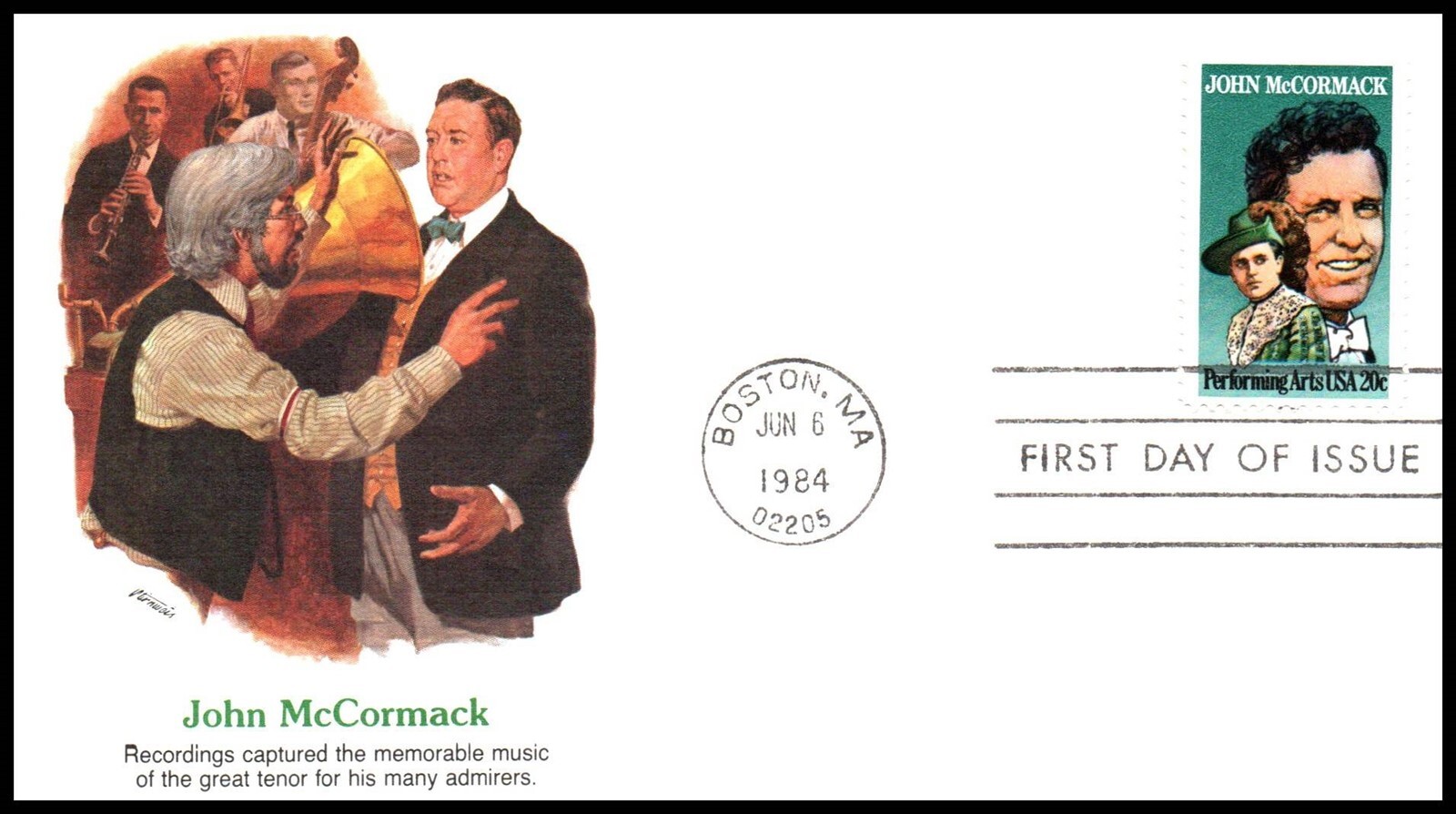 USA FDC - 1984 - John McCormack, Scott # 2090 Fleetwood 2 | eBay