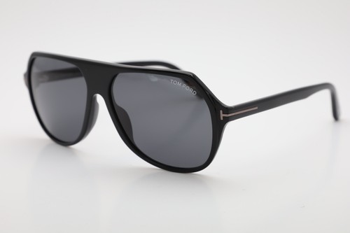 TOM FORD HAYES TF934-N 01A BLACK AVIATOR SUNGLASSES 59-14-145mm NO CASE ...