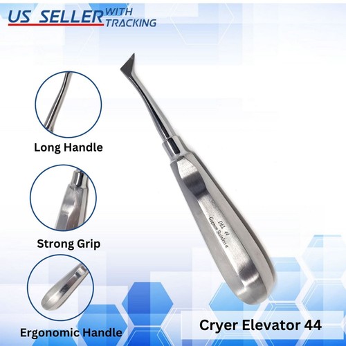 Dental Elevator Cryer 44 Surgical Denture Instruments German Grade ...