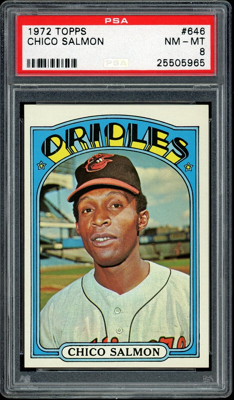 1972 Topps Baseball #646 Chico Salmon PSA 8 | eBay