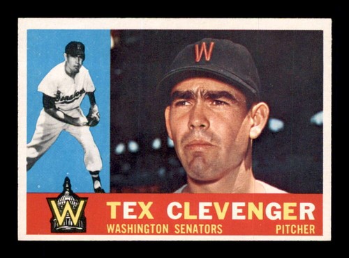 1960 Topps #392 Tex Clevenger EXMT/EXMT+ X2861475 | eBay