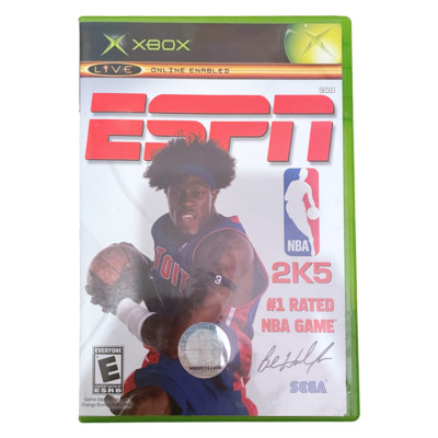 ESPN NBA 2K5 Microsoft Xbox Complete In Box CIB Tested & Working ...