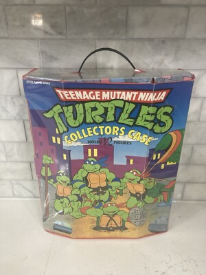 Vintage TMNT TURTLES Collectors Case with 11 Action Figures | eBay