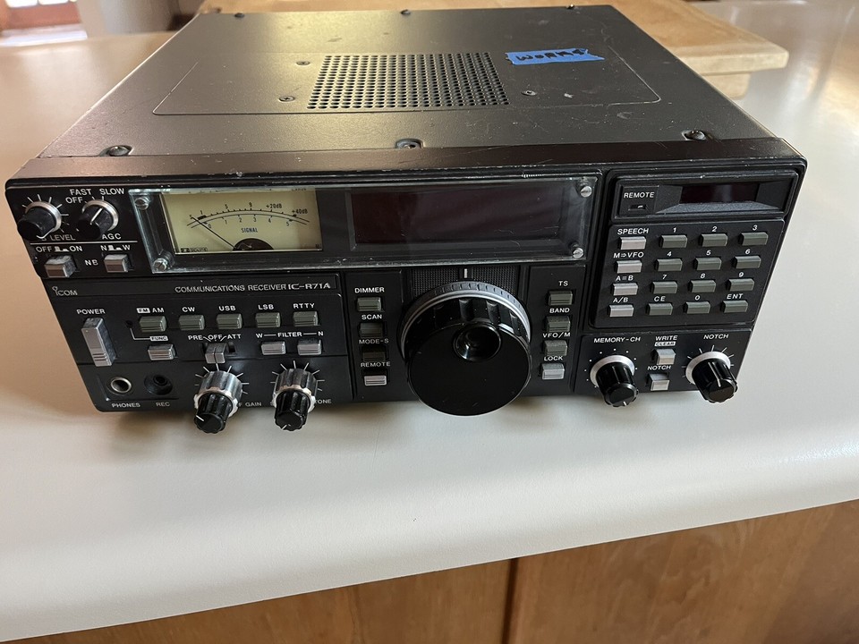 Vintage ICOM IC-R71A Communications Receiver HAM Radio | eBay