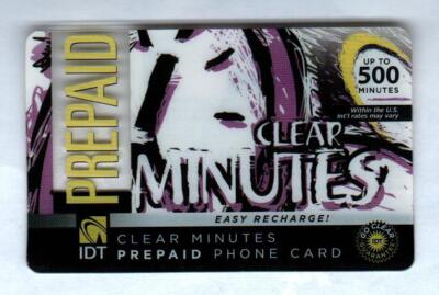 IDT Clear Minutes 2004 Phone Card ( EXPIRED ) | eBay