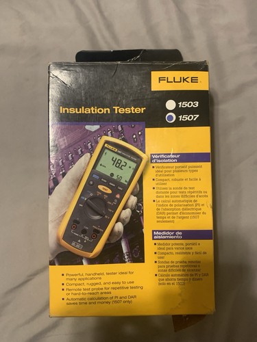 Fluke 1507 Digital Insulation Resistance Tester Megohmmeter | eBay