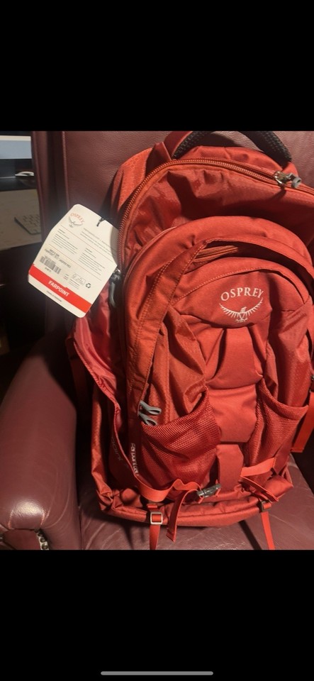 Osprey Men’s S/M Farpoint 70 C Jasper red backpack | eBay