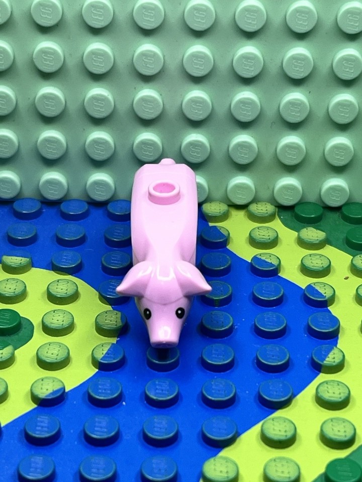 Lego Minifigure Animal Land Pig Bright Pink | eBay
