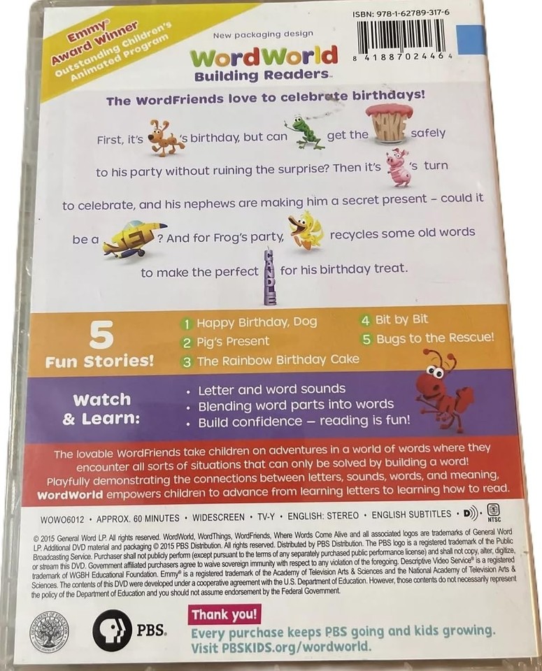 WordWorld: Birthday Party! DVD 841887023795| eBay