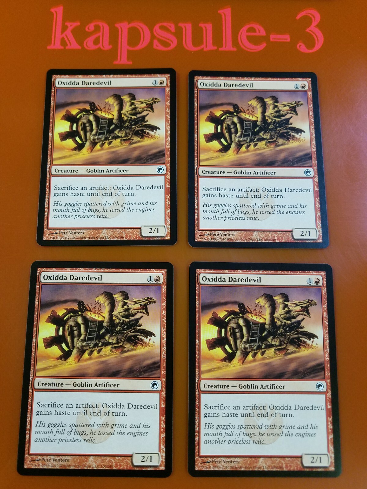 4x Oxidda Daredevil | Scars of Mirrodin | MTG Magic Cards | eBay