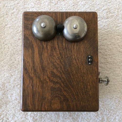 Antique Western Electric 48-A Oak wood hand crank 5 bar Ringer Box | eBay