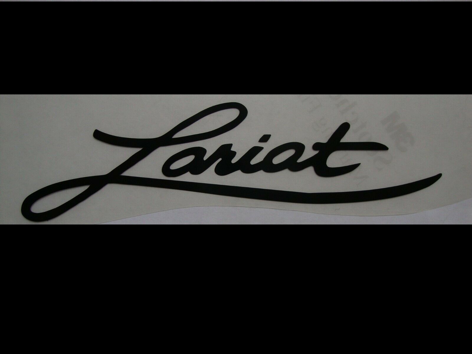 Ford F150 LARIAT 3 PACK script logo decal graphic sticker 7" Long White ...