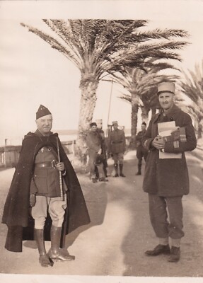 WWII FRENCH GENERAL DE MONTSABERT & COLONEL FLIPO NORTH AFRICA 1944 ...