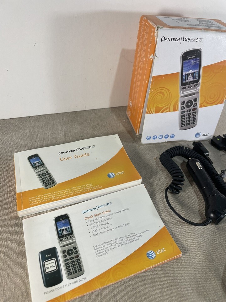 Pantech Breeze II - Blue (AT&T) Cellular Phone in box Doesn't Hold A ...