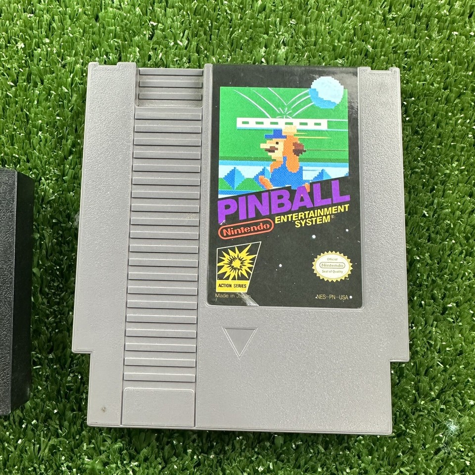 Pinball (Nintendo NES, 1985) Genuine OEM Authentic Game Cartridge Only ...