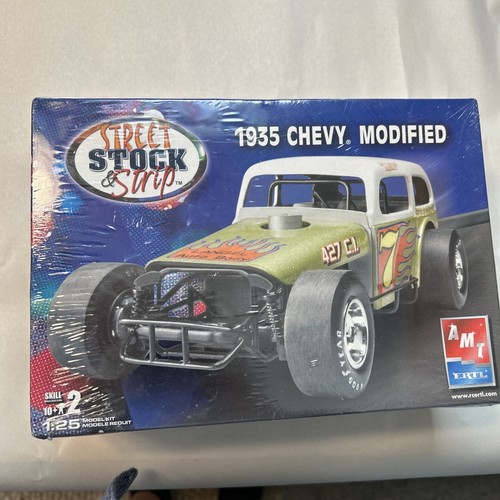 AMT ERTL 1935 Chevy Modified, Street Stock & Strip 1/25 Scale Model Kit ...