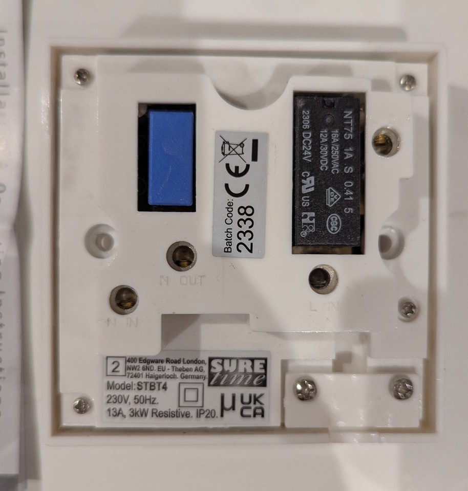 Timeguard Sure Time 2-Hour Electronic Boost Timer STBT4 | eBay UK