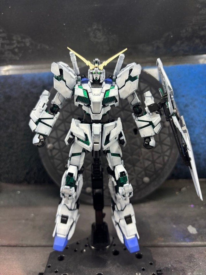 Unicorn Gundam RG Gunpla Bandai Model kit Built & Painted 66377839yhed ...