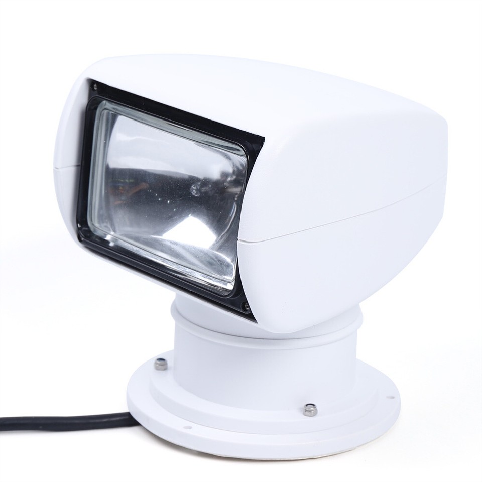 100W Boat Search Light Remote Control Marine Spotlight 360 Rotate ...