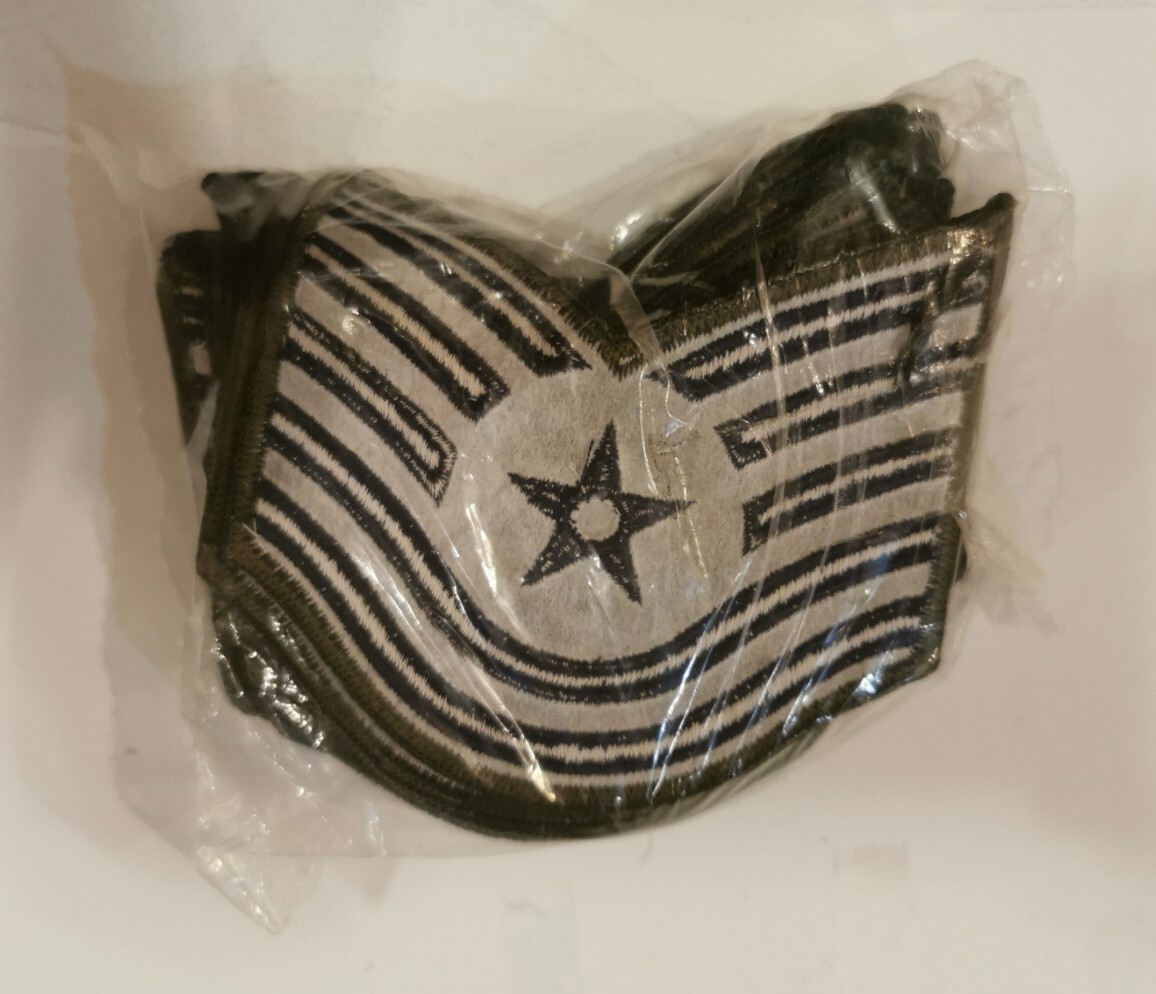 USAF U.S. AIR FORCE E-6 TECHNICAL SERGEANT CHEVRONS, STRIPES 10 pairs ...