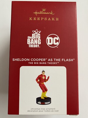 HALLMARK 2021 THE BIG BANG THEORY SHELDON COOPER AS THE FLASH ORNAMENT ...