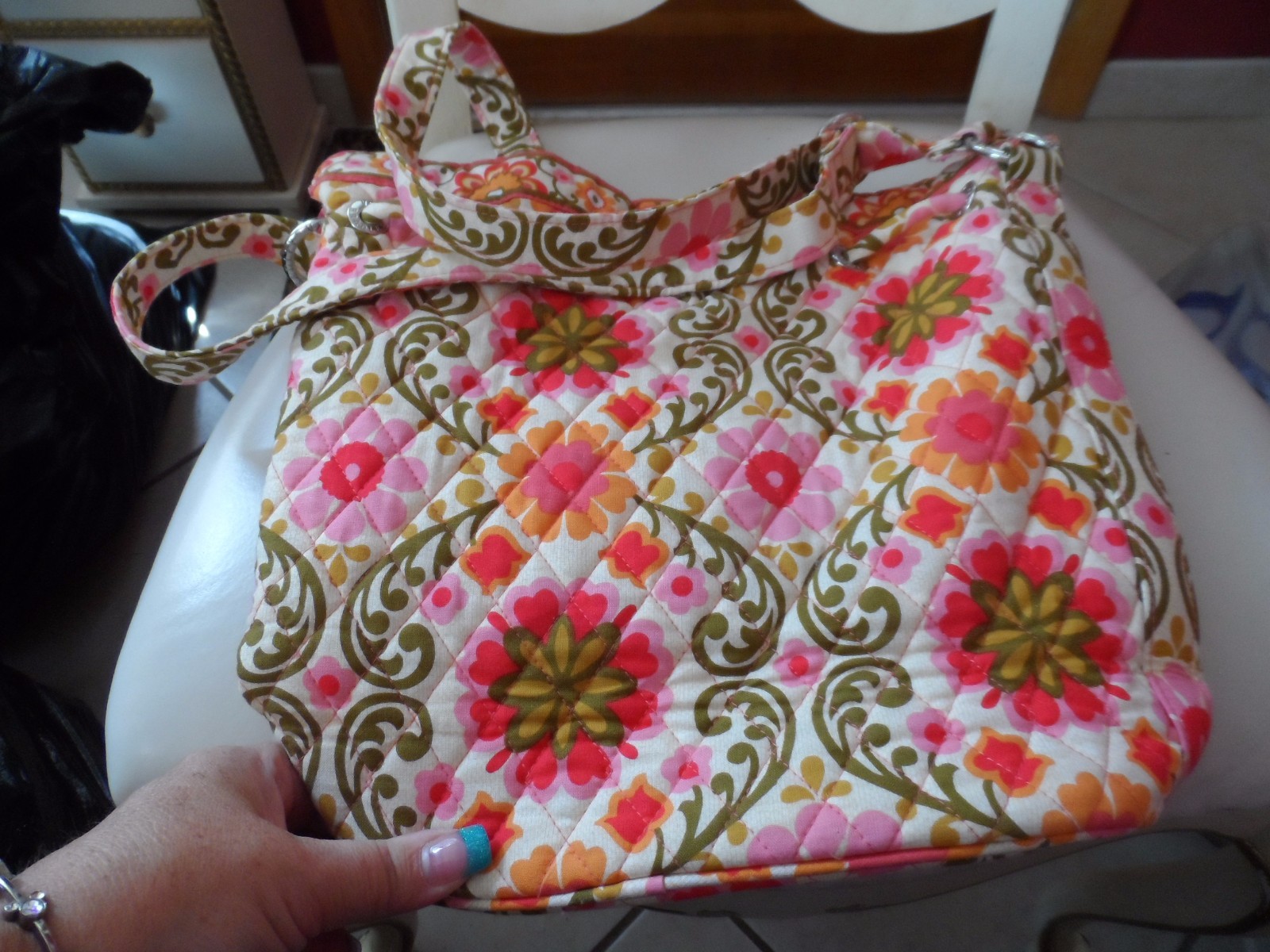 Vera Bradley quick draw shoulder bag in Folkloric | eBay