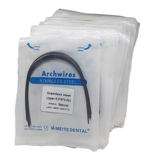 100 Packs Dental Orthodontic Stainless Steel Arch Wires Rectangular ...