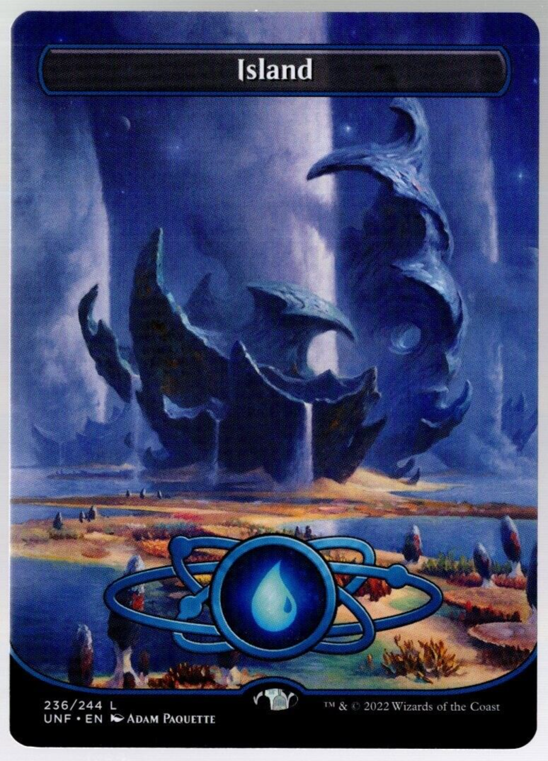 Island 236/244 Non Foil Borderless Land Unfinity Magic The Gathering NM ...